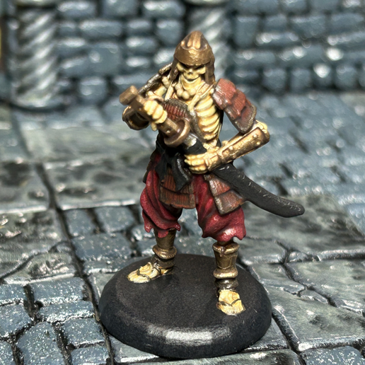 3D print Samurai Skeleton Warrior FREE STL・Cults