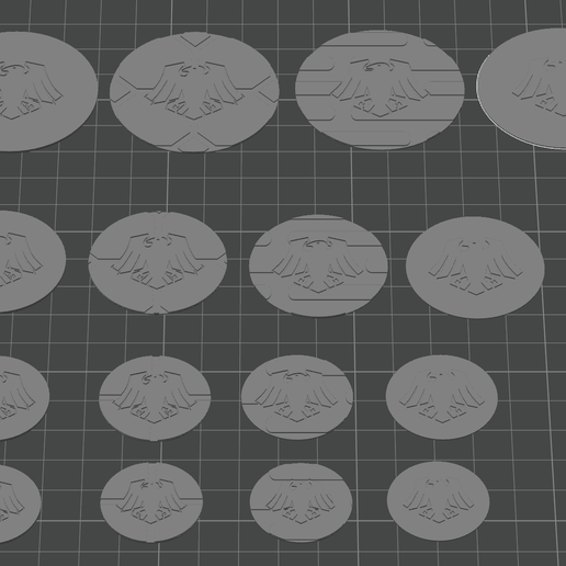 🐦 Raven Guard Space Marines base topper selection, Industrial, tiles ...