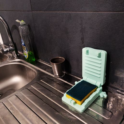 🔪 Kitchen sponge press / Sponge press・Free STL File for ・Cults