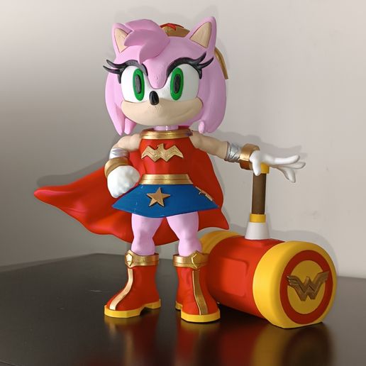 🌹 Wonder Amy Rose - Amy x Wonder Woman Fan art (Full Multiparts / NO ...