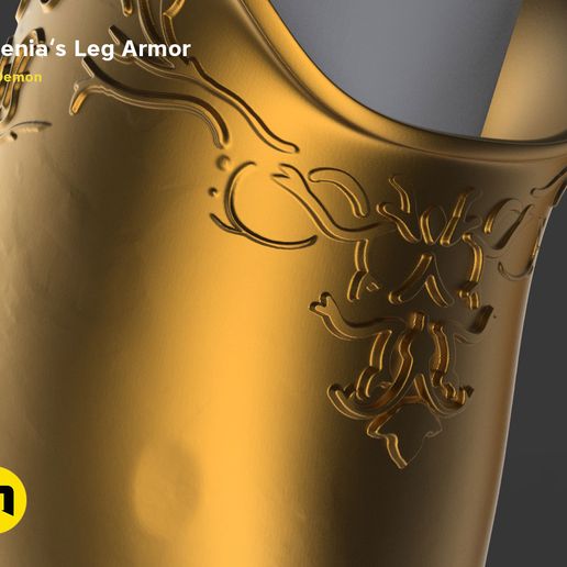 💍 Elden Ring – Malenia’s Leg Armor・ 3D File for ・Cults
