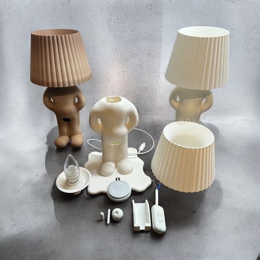 🔦 Funny Lamp whit MagSafe Wireless Charger・ 3D File for 3D printing・Cults