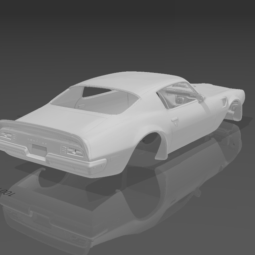 🐚 Pontiac Firebird 1970 Trans Am Shell Body - Divided Parts for Easy ...