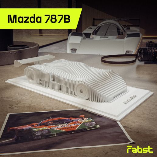 STL file Mazda 787B 🚗 ・3D printer design to download・Cults