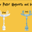 🦉 Harry Potter Hogwarts owl lectern 哈利波特霍格沃茨猫头鹰讲台・Free 3D File for ・Cults