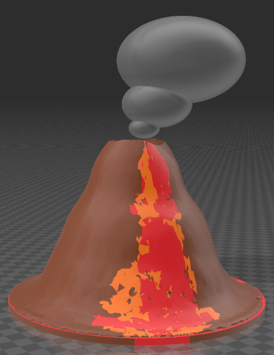 🌋 Volcano・Free STL File for ・Cults
