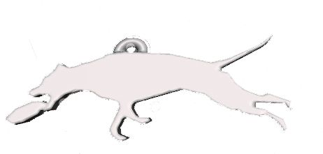 🐕 Dog with frisbee key chain・Fichier STL Gratuit pour ・Cults