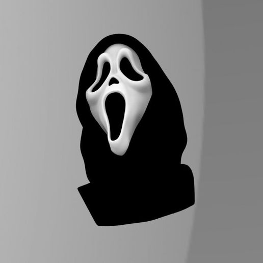 👤 Ghostface from Scream bust for full color 3D printing・ 3D File for 3D ...