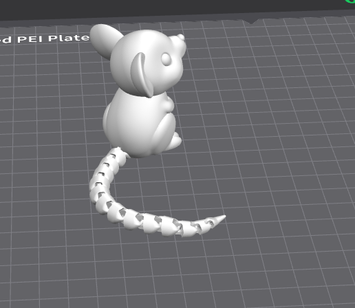 🐁 Flexi Mouse 3D Model - Cute Articulated Rodent Toy・ STL File for 3D ...