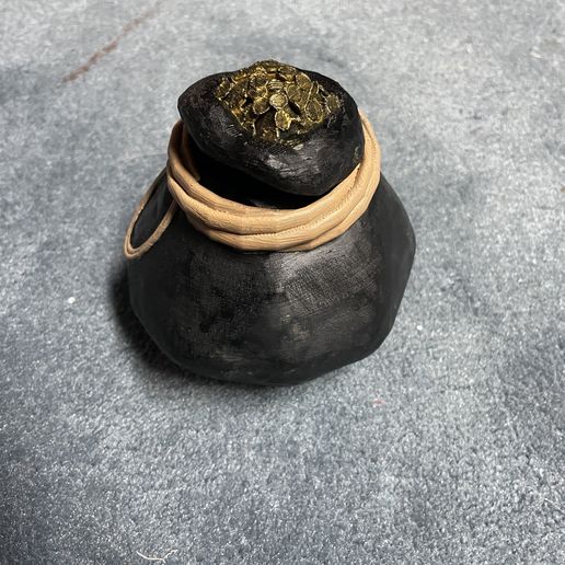 🪙 D&D THEMED large CONTAINER - DRAWSTRING Coin Purse・ STL File for 3D ...