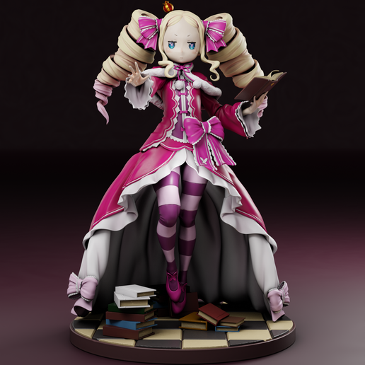 💬 Beatrice - Re Zero・ 3D File for 3D printing・Cults