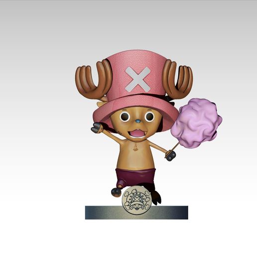 OBJ file Tony Tony Chopper - One Piece 🇯🇵 ・3D printable model to ...