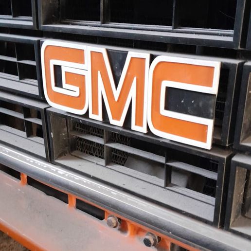 ⚙️ GMC logo Front grill emblem・ STL File for 3D printing・Cults