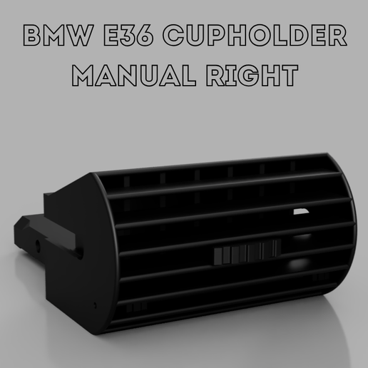 ️ Cup Holder | BMW E36 Compact | Manual version | Center console ...
