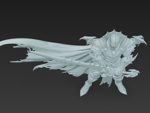 🧛 Armored Vampire Lord Warrior 3D Model・ STL File for 3D printing・Cults