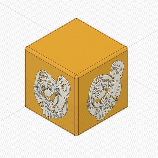 👽 Mario Bros Cube・Free STL File for 3D printing・Cults
