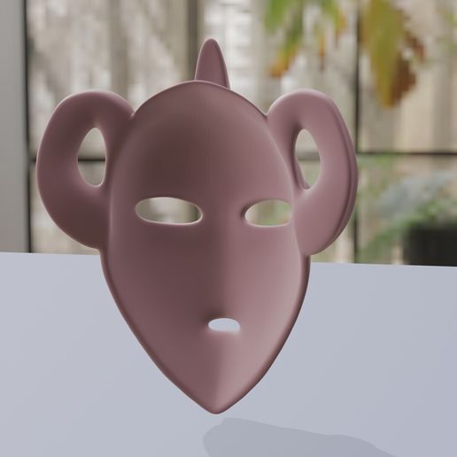 🗿 Stylized Horned Mask Sculpture 3d print model・ STL File for 3D ...