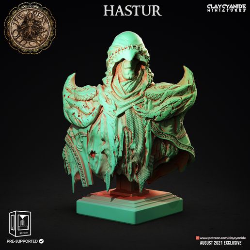 👤 Hastur Bust・ 3D File for 3D printing・Cults