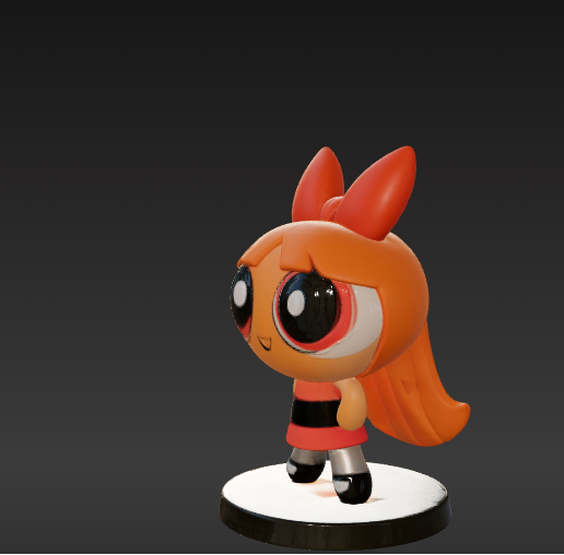 🌼 The Powerpuff Girls - Blossom Miniature・Free STL File for 3D printing ...