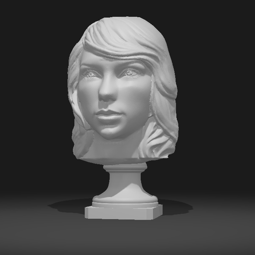 STL-Datei Taylor Swift Bust Portrait Sculpture 3D print model 👤 (OBJ ...