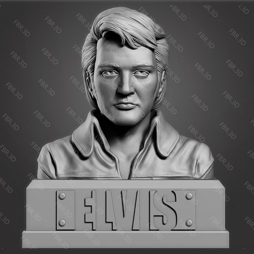 🤴 Elvis Presley・ STL File for 3D printing・Cults