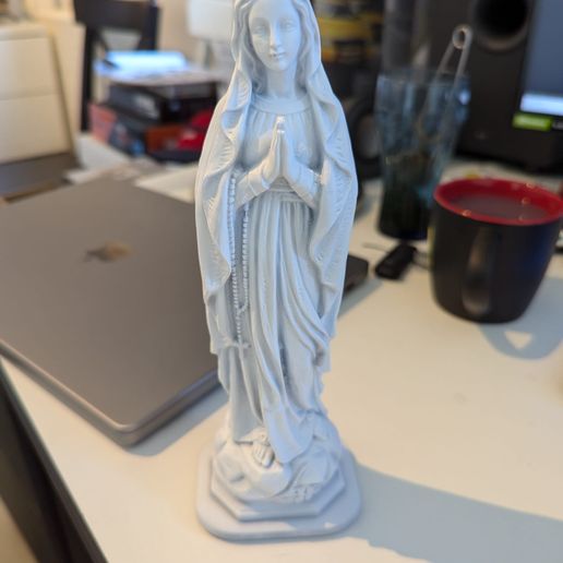 Vierge Marie imprimé en 3D • Fabriqué avec une imprimante 3D Elegoo ...