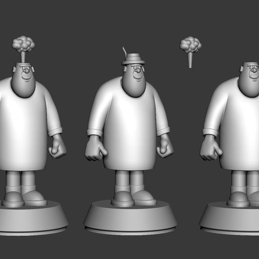 👹 MILTON FRANKSTEIN MONSTER - Retro Classic Cartoon- 3D Printable ...