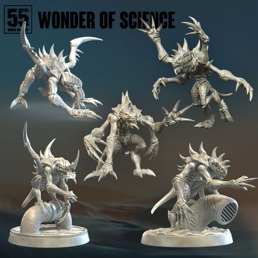 🧪 Wonder of science | Malstrain Genestealer Abomination・ 3D File for 3D ...