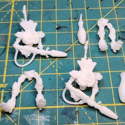 3D printing Poncey Space Elf Small Robot Walkers • made with Photon ...