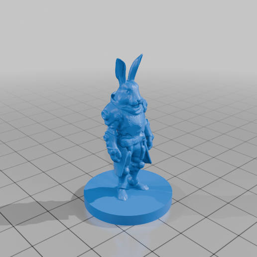 🎲 Rabbitfolk Harengon Collection (DND/TTRPG)・Free STL File for 3D ...
