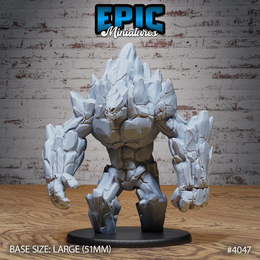 3D file Elemental Earth ‧ DnD Miniature ‧ Tabletop Miniatures ‧ Gaming ...