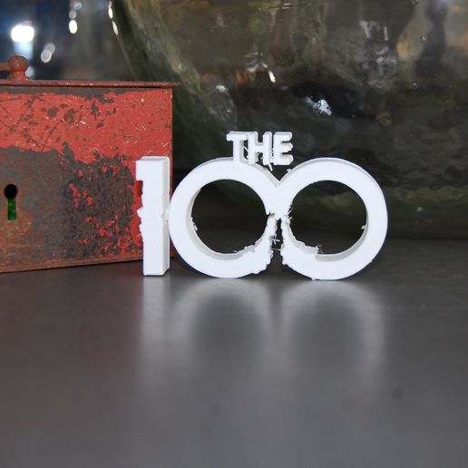 Archivo STL gratis LOGO THE 100 💯 ・Plan de impresión en 3D para ...