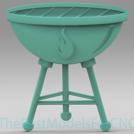 📁 3D Model STL File for CNC Router Laser & 3D Printer BBQ Grill・ 3D ...
