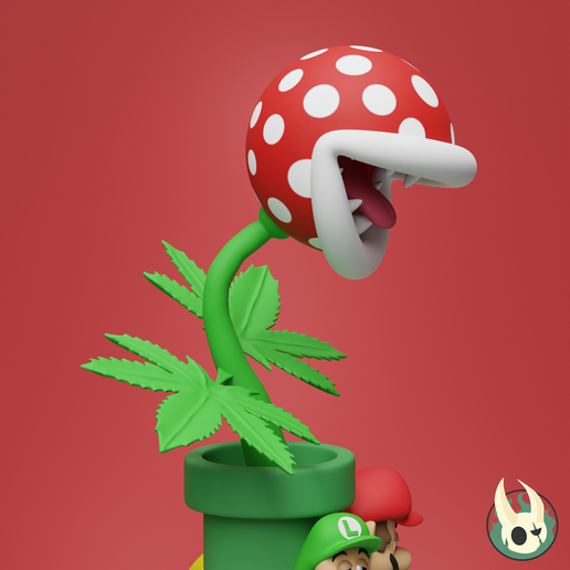 🍄 Mario and Luigi Smooking Weed - Super Mario Bros・ 3D File for 3D ...
