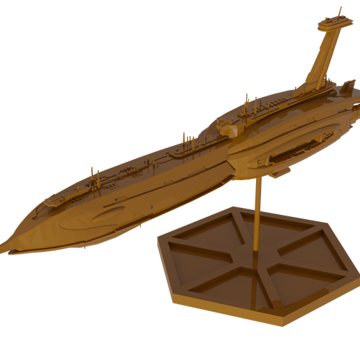 Starship Dreadnought Separatist・Free STL File for 3D printing・Cults