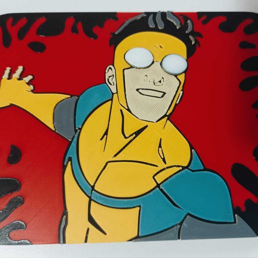 🦸 Invincible 3D photo・ STL File for 3D printing・Cults