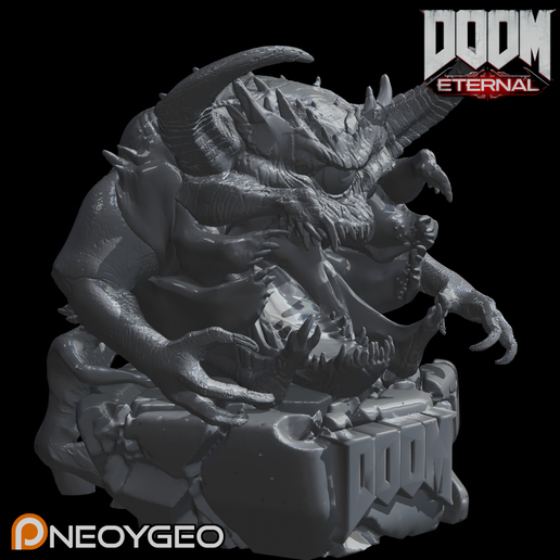 🏹 PAIN ELEMENTAL - DOOM ETERNAL・ STL File for 3D printing・Cults