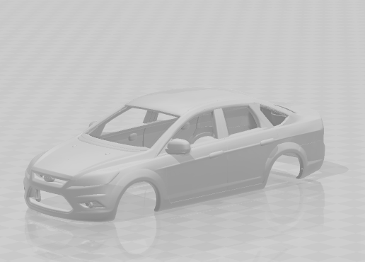 🚙 ford focus sedan・ STL File for 3D printing・Cults