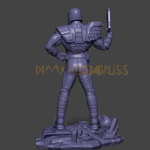 🧑‍⚖️ Judge Dredd stl・ 3D File for 3D printing・Cults