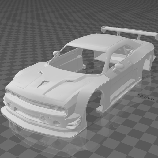 🐚 Dodge Challenger SRT8 LM 2013 Shell Body – Divided Parts for Easy ...