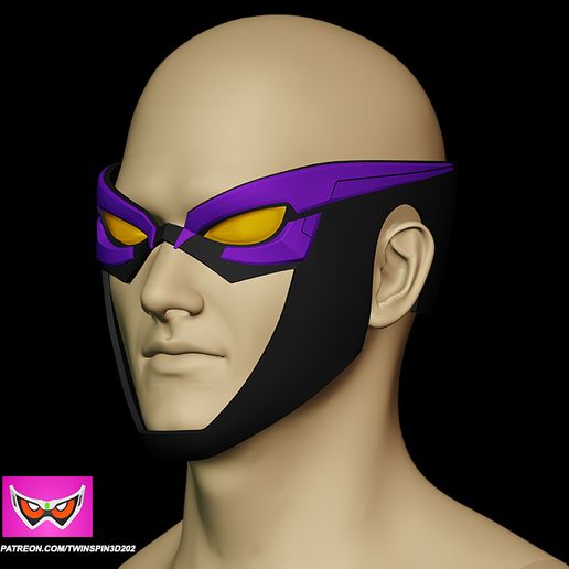 3D file Hawkeye The Ultimates Cosplay Mask 🦸 ・3D printable model to ...