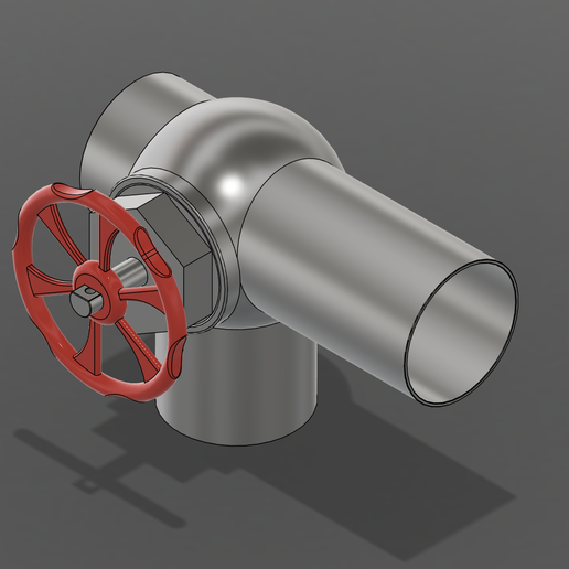 🔧 3-way valve・ STL File for 3D printing・Cults