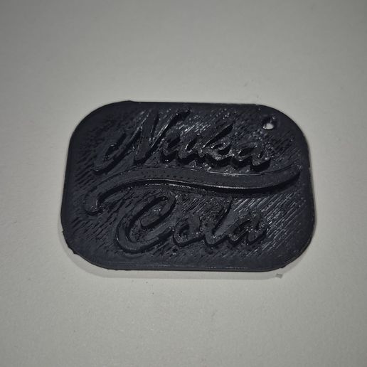 🔑 Nuka Cola Fallout key ring・Free STL File for 3D printing・Cults