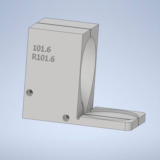 📁 3 print file for 4" R4" cut fixture for teardrop exhaust tip・ STL ...