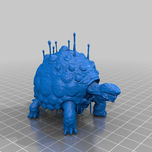 👹 Final Fantasy XIV Adamantoise・Free 3D File for ・Cults