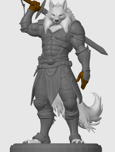 🐺 DnD War Wolf・ 3MF File for 3D printing・Cults