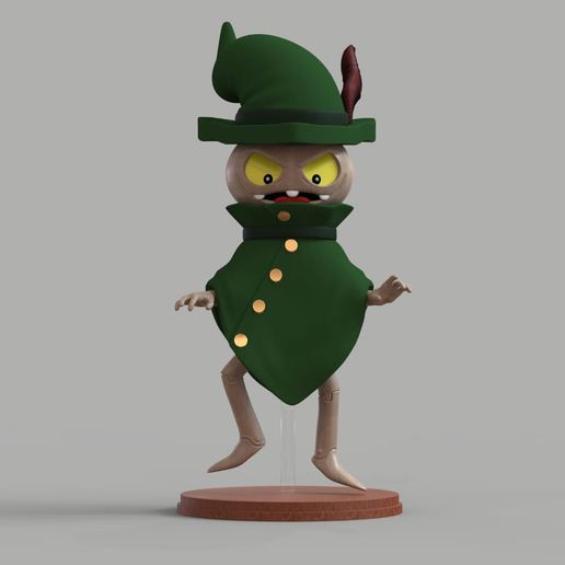👤 FANTOCCIO - BILLIE BUST UP・ 3D File for 3D printing・Cults