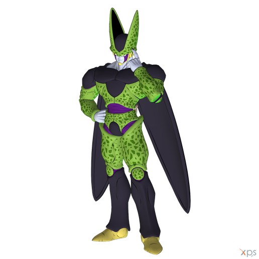 🐉 CELL DRAGON BALL Z DBZ DOWNLOAD RIGGED 3D MODEL FBX OBJ SON GOKU ...