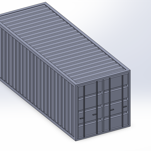 🎲 Conex Container・free 3mf File For 3d Printing・cults
