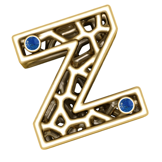 STL file SIMPLE ALPHABET Z PENDANT 3D PRINTABLE MODEL 🔑 (OBJ)・3D print ...